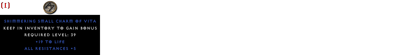 Shimmering Small Charm Of Vita - 19/5 - Topic - d2jsp