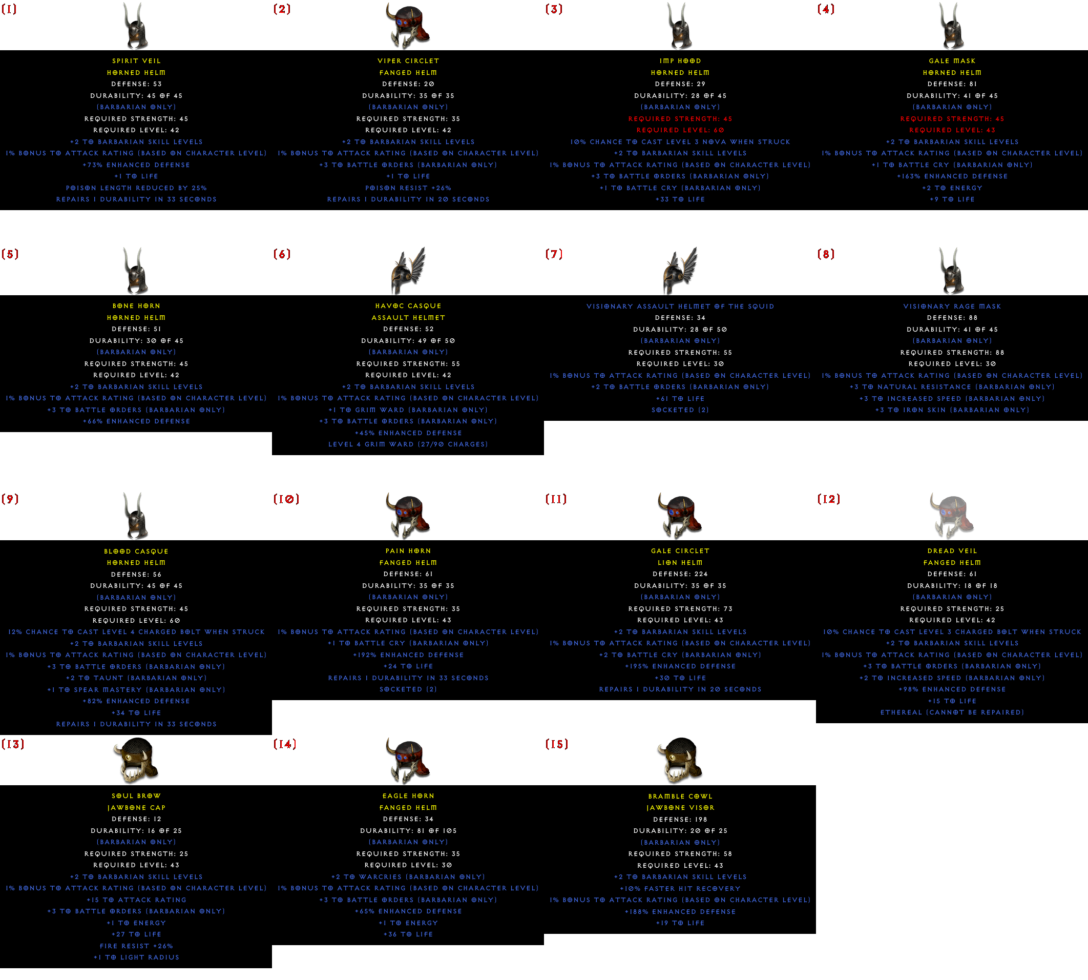 ~ Barb Visios ~ - Topic - d2jsp