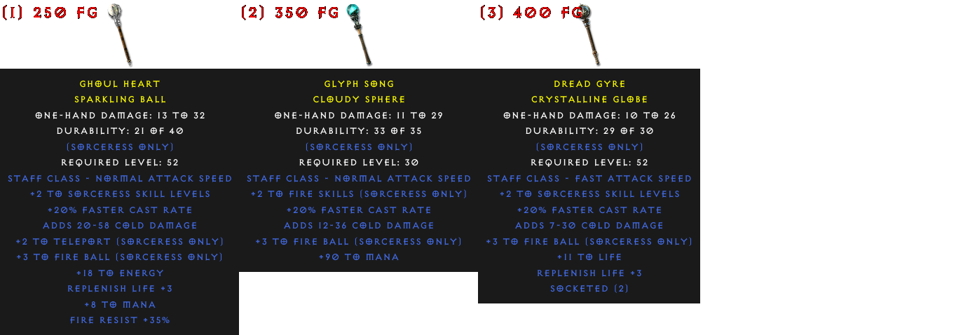 Looking For Fireball Orb - Topic - d2jsp