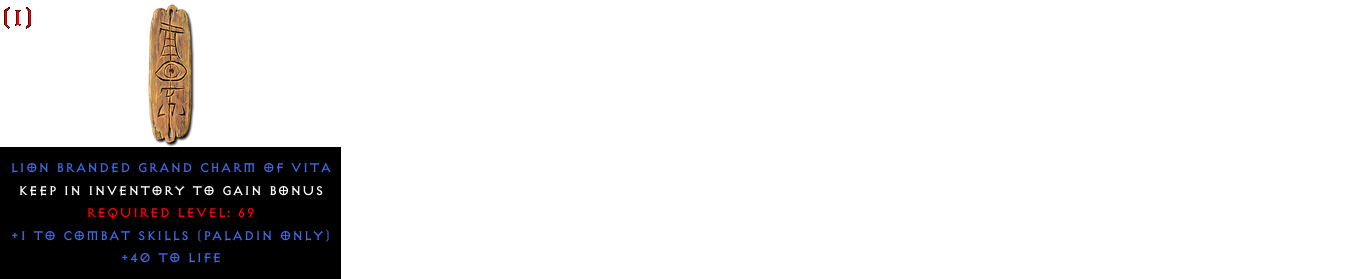 40 Life Pcomb - Lion Branded Gc Of Vita - Topic - d2jsp