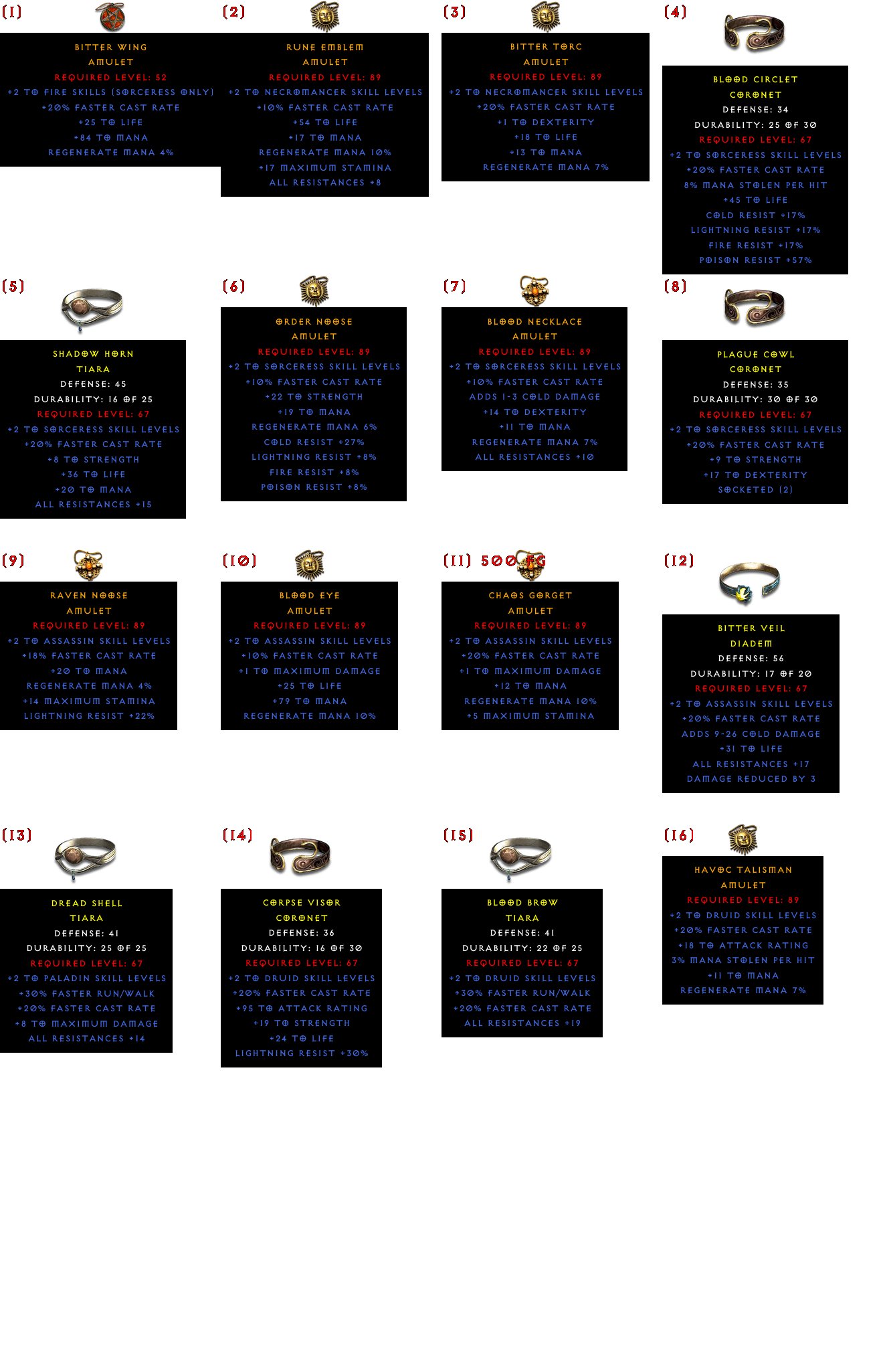 Jah Ber Rares Uniques Fire Sales And More - Topic - d2jsp