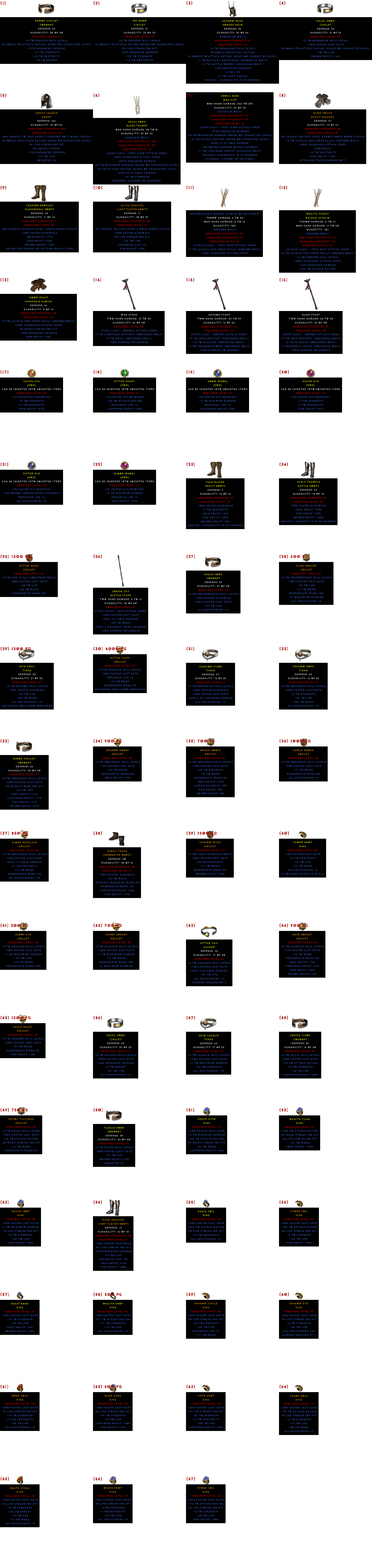 Jah Ber Rares Uniques Fire Sales And More - Topic - d2jsp