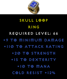 Iso : 19+str 15dex Ring - Topic - d2jsp