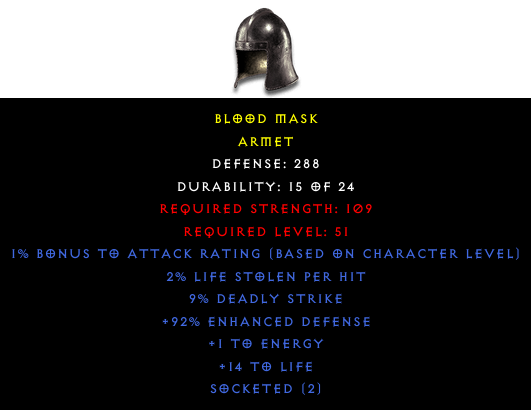 Iso 20/36 Scs, Perfect Aldur Boot & Zeal Helmet - Topic - d2jsp