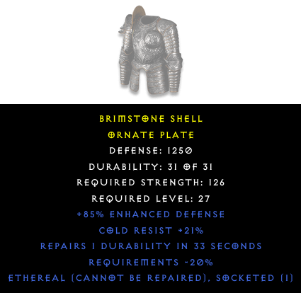 Lld Erep Ornate 1os -20req - Topic - d2jsp