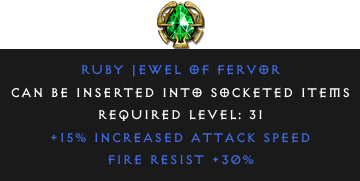 15 Ias 30 Fire Res Jewel! Ruby Jewel Of Fervor - Topic - d2jsp